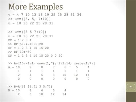matlab arrays and matrices ppt
