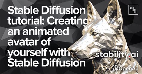 Stable Diffusion Tutorial Creating An Animated Avatar Of Yourself With