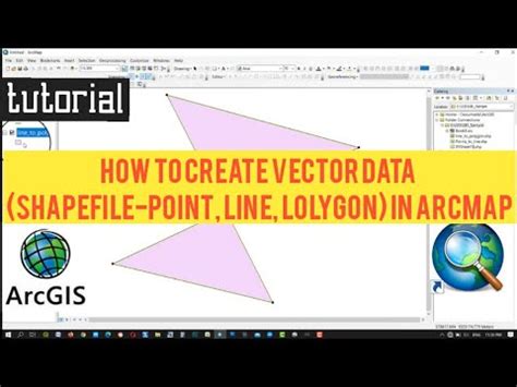 How To Create Vector Data Shapefiles In ArcGIS Points Line Polygon