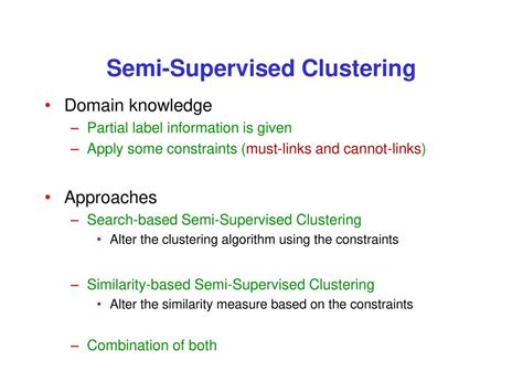 constrained clustering semi supervised clustering ppt download