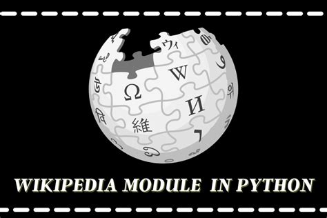 python wikipedia module askpython
