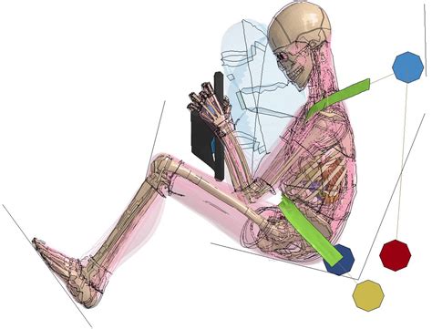 Virtual Human Body Models Supplement Crash Test Dummies