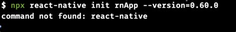 Npx React Native Init Failed Issue 299 Microsoft React Native