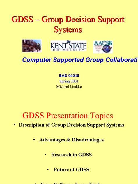 gdss group decision support system pdf decision support system brainstorming