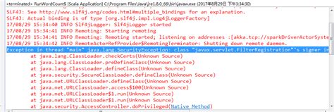 Exception In Thread Main Java Lang SecurityException Class Javax