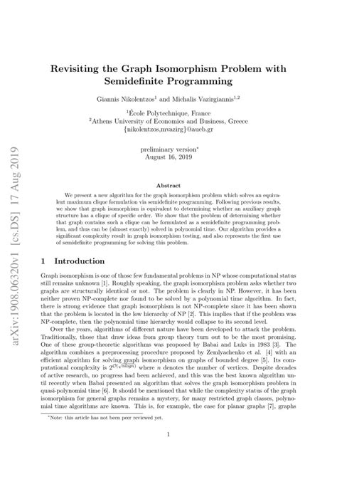 revisiting the graph isomorphism problem with semidefinite programming