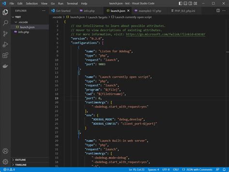 configuring php for debugging using xdebug and vscode