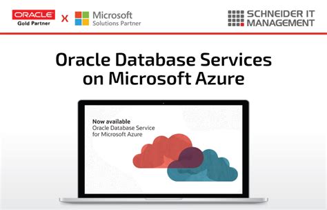 Oracle Database Services On Microsoft Azure Schneider It Management