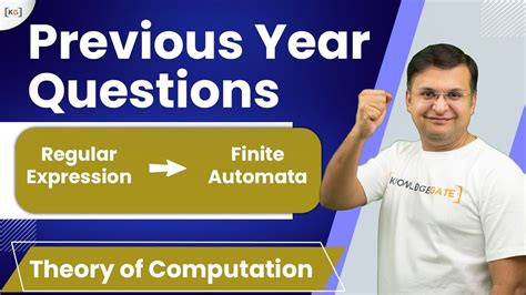 5 15 important pyqs on regular expressions to finite automata theory of computation automata