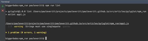 Automation With Npm Run Scripts Paul Everitt Documentation