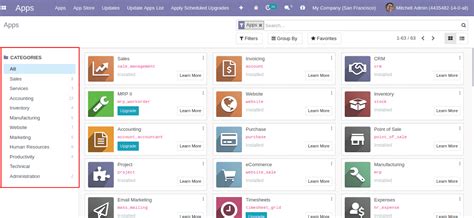 Odoo 14 UI Technical Changes
