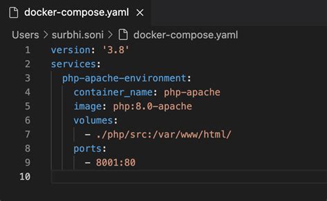 django top level object in docker compose yml needs to be an object not stack overflow