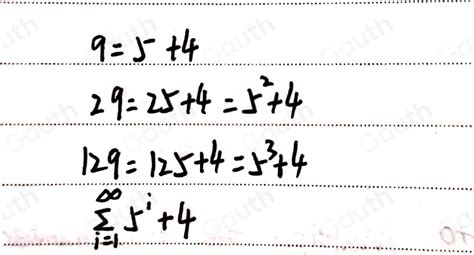 solved write the series using summation notation 9 29 129 sumlimits 1 n 4 sumlimits