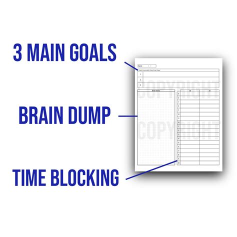 Elon Musk S Time Blocking Method Editable PDF With Brain Etsy