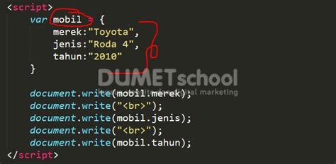 Cara Membuat Objek Pada Javascript