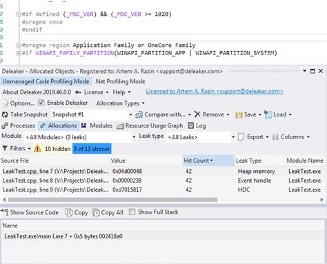 How To Check For Memory Leaks In Visual Studio Deleaker Blog