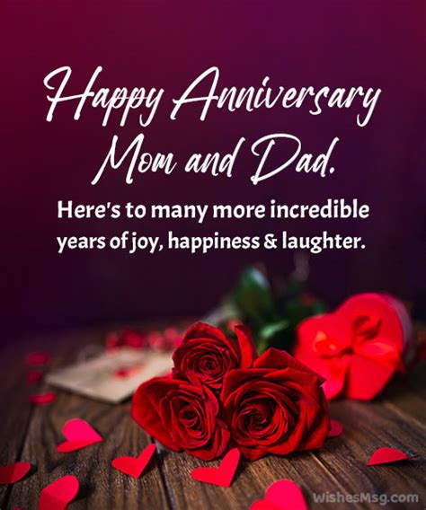 150 Happy Anniversary Wishes For Parents WishesMsg
