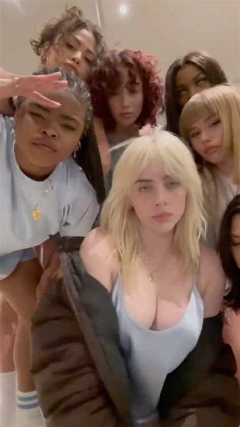 Billie Eilish Jokes About Her Titties Falling Out In Wardrobe Malfunction During Tiktok Dance