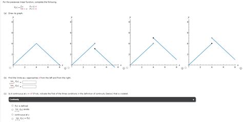 solved for the piecewise linear function complete the