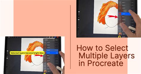 How To Select Multiple Layers In Procreate Artsydee Drawing