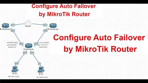 Configure Auto Failover Two ISP In Mikrotik YouTube