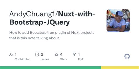 GitHub AndyChuang1 Nuxt With Bootstrap JQuery How To Add Bootstrap4