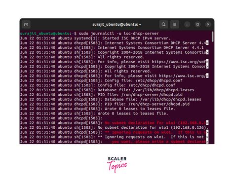 How To Use DHCP Server In Linux Scaler Topics