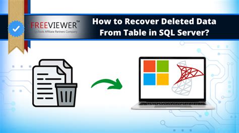 how to recover deleted data rows records from table in sql server