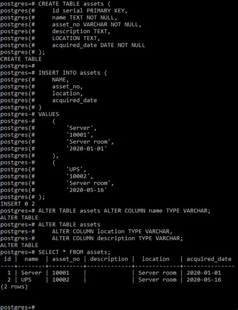 postgres alter column type a comprehensive guide to modifying column types