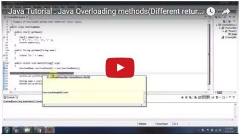 java ee java tutorial java overloading methods different return types java tutorial java