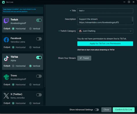 How To Go Live On TikTok From A Desktop Streamlabs