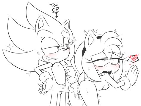 Rule 34 After Sex Amy Rose Anthro Anus Ass Bent Over Blush Breasts Clothing Eyelashes Female