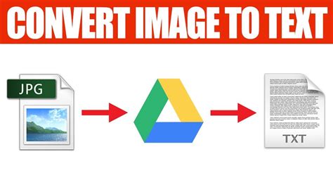 How To Convert Image To Text For Free With Google Drive YouTube
