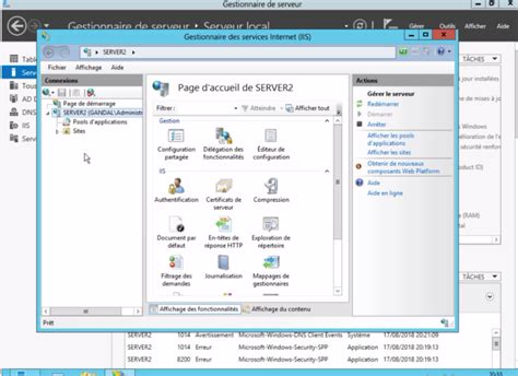 Comment Installer Et Configurer Le Server Web IIS Sous Windows Server
