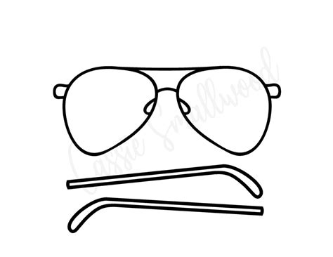 12 Glasses Templates Sunglasses And Eyeglasses Cassie Smallwood