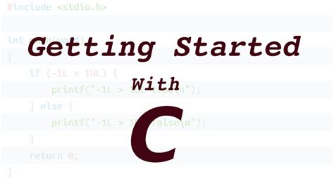 Getting Started With C Programming On Linux
