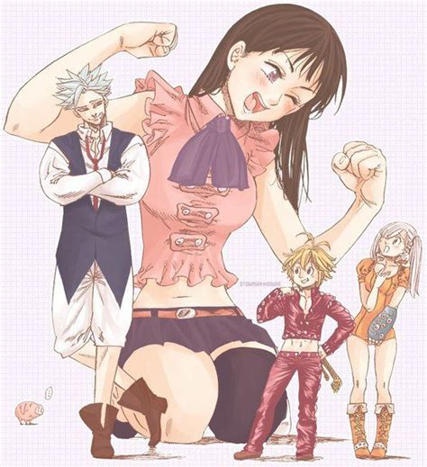Nanatsu No Taizai • Семь смертных грехов • 7 Аниме Комиксы Главные грехи