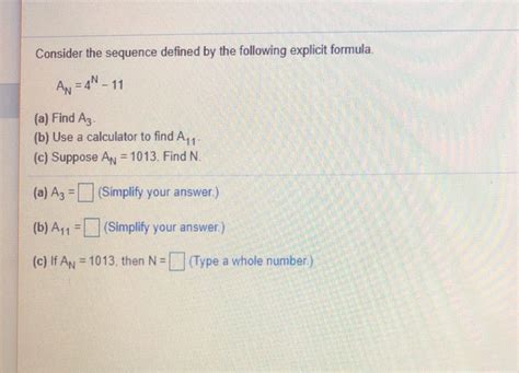 solved consider the sequence defined by the following