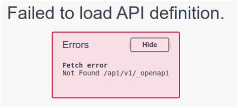 Failed To Load API Definition Issue 21145 Apache Superset GitHub