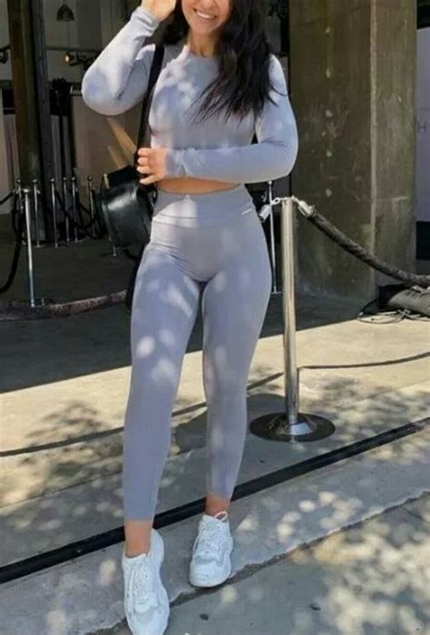 Gymshark X Whitney Leggings Gray Medium On Mercari Whitney Simmons Fashion Sexy Legging