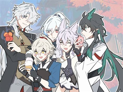 Dan Heng Blade Dan Heng Jing Yuan Jingliu And 3 More Honkai And 1 More Drawn By Milcoco10
