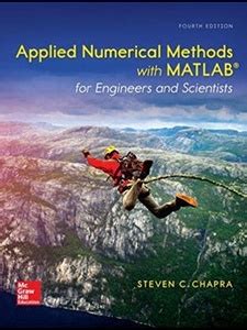 Applied Numerical Methods With Matlab For Engineers And Scientists