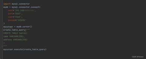 解决python报错：nnector errors programmingerror 1046 3d000 no database selected [3d000