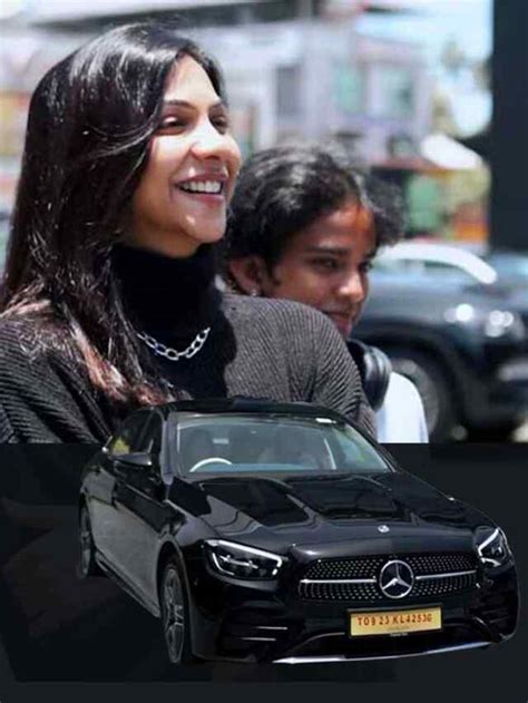 Actress Madonna Sebastian Buys New Mercedes Benz E Class Lwb
