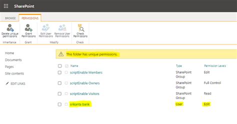 Create A Folder And Set Unique Permission Using PnP PowerShell