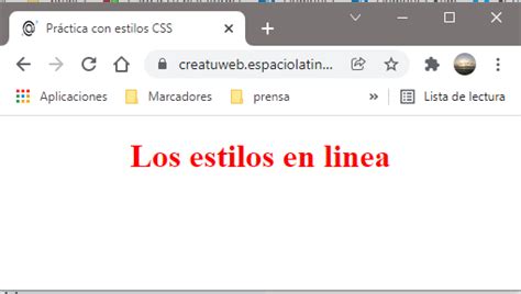 Ejercicios básicos de CSS