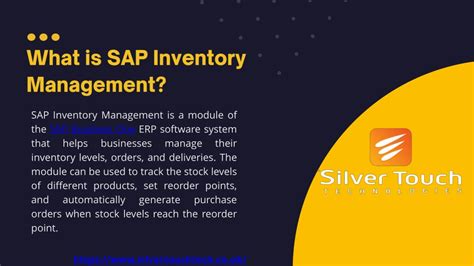 PPT Detailed Guide About SAP Inventory Management Software PowerPoint