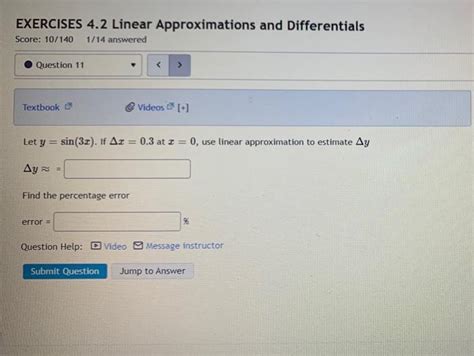 solved exercises 4 2 linear approximations and differentials