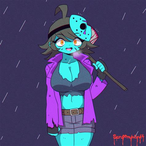 Rule 34 1girls Animated Axe Belly Button Belt Big Breasts Bishoujo Jason Bishoujo Jason