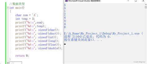 c语言 数据类型 数据长度 变量 scanf在vs2019的使用 vs2019怎么用变量定义数组长度 csdn博客
